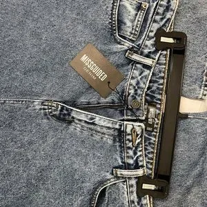 Missguided + | Jeans | Nwt Missguided Blue High Waisted Straight Denim ...